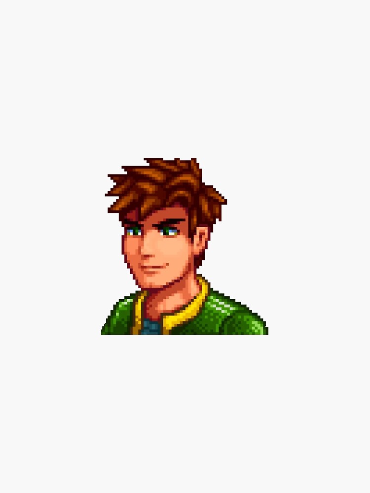 "Alex - Stardew Valley" Sticker for Sale by bwanly | Redbubble