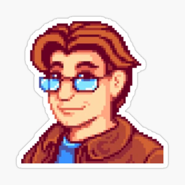 "Pierre - Stardew Valley" Sticker for Sale by bwanly | Redbubble