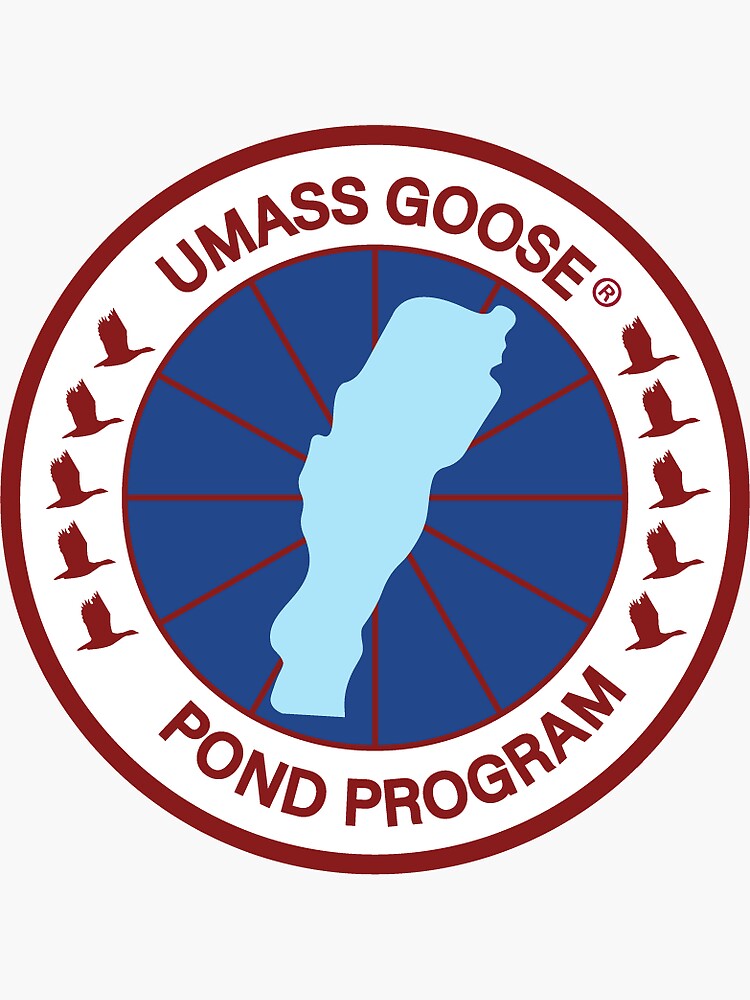"UMass Canada Goose Logo" Sticker for Sale by nbiagioni | Redbubble