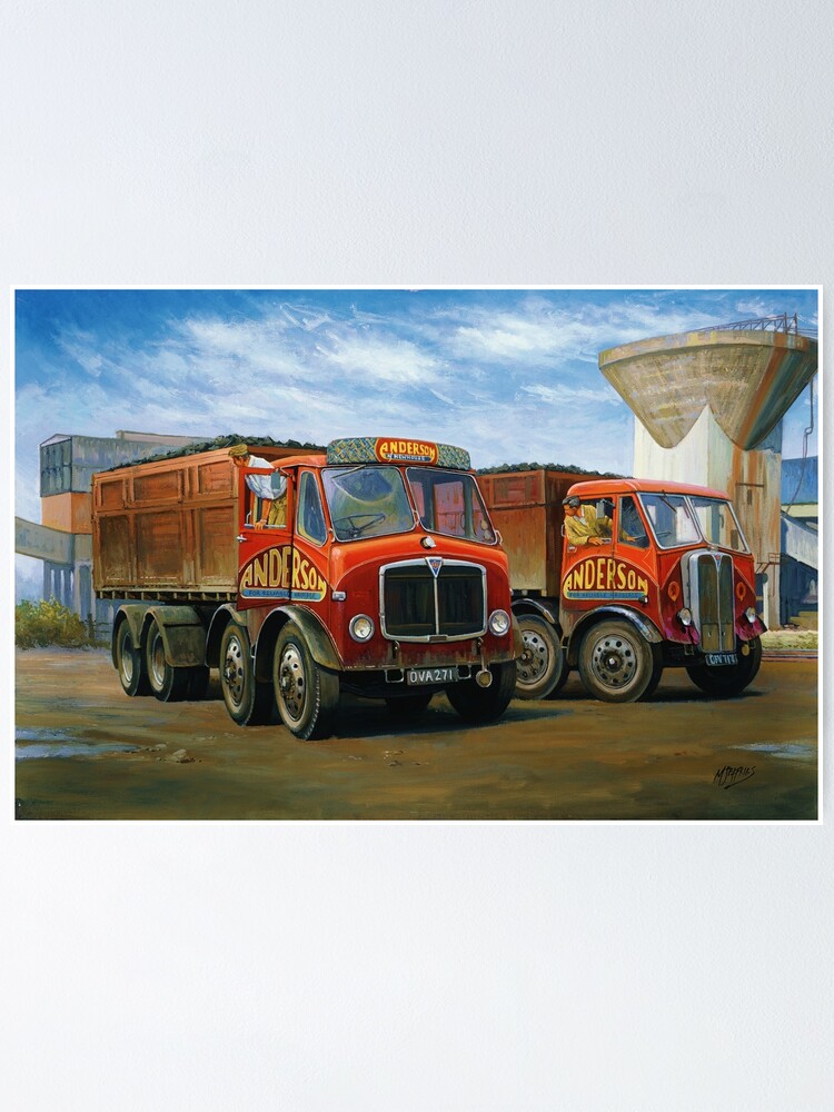 "Sam Anderson's AEC tippers" Poster by artistjeffries | Redbubble