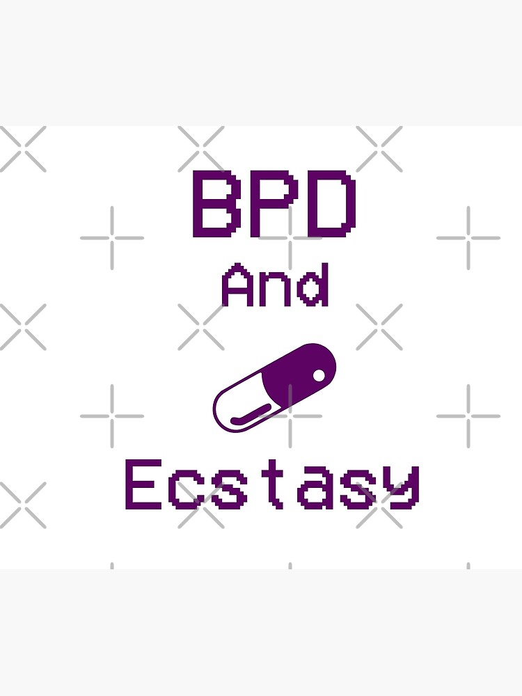 "Negative XP - BPD and Ecstasy" Poster for Sale by Niltomaga | Redbubble