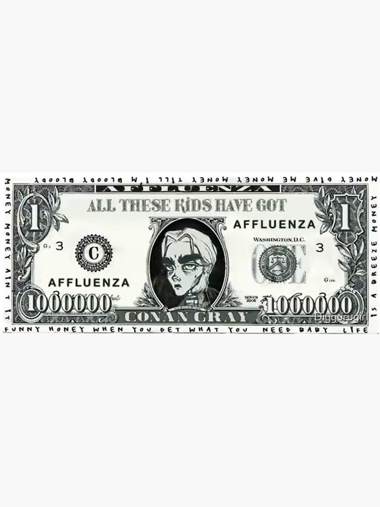 "Affluenza, kid krow, conan gray" Sticker for Sale by Diygurugirl ...