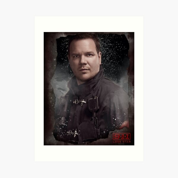 "9-1-1: Lone Star - Judd Ryder - Burned" Art Print for Sale by ...