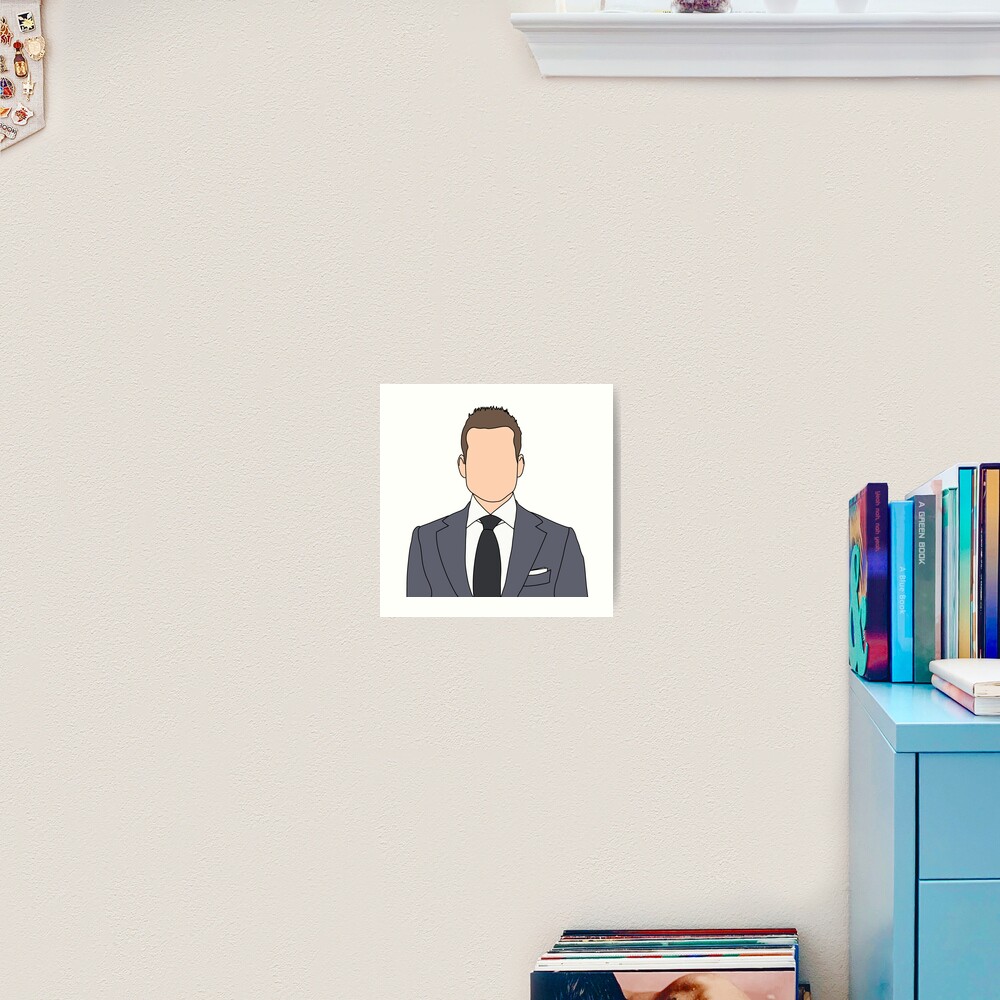 "Harvey Specter Outline" Sticker for Sale by ijessie | Redbubble