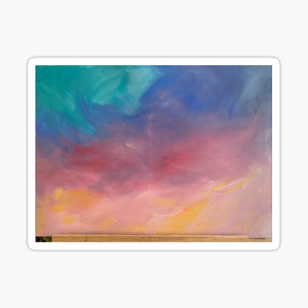 "Easel Art" Sticker for Sale by suzcer | Redbubble