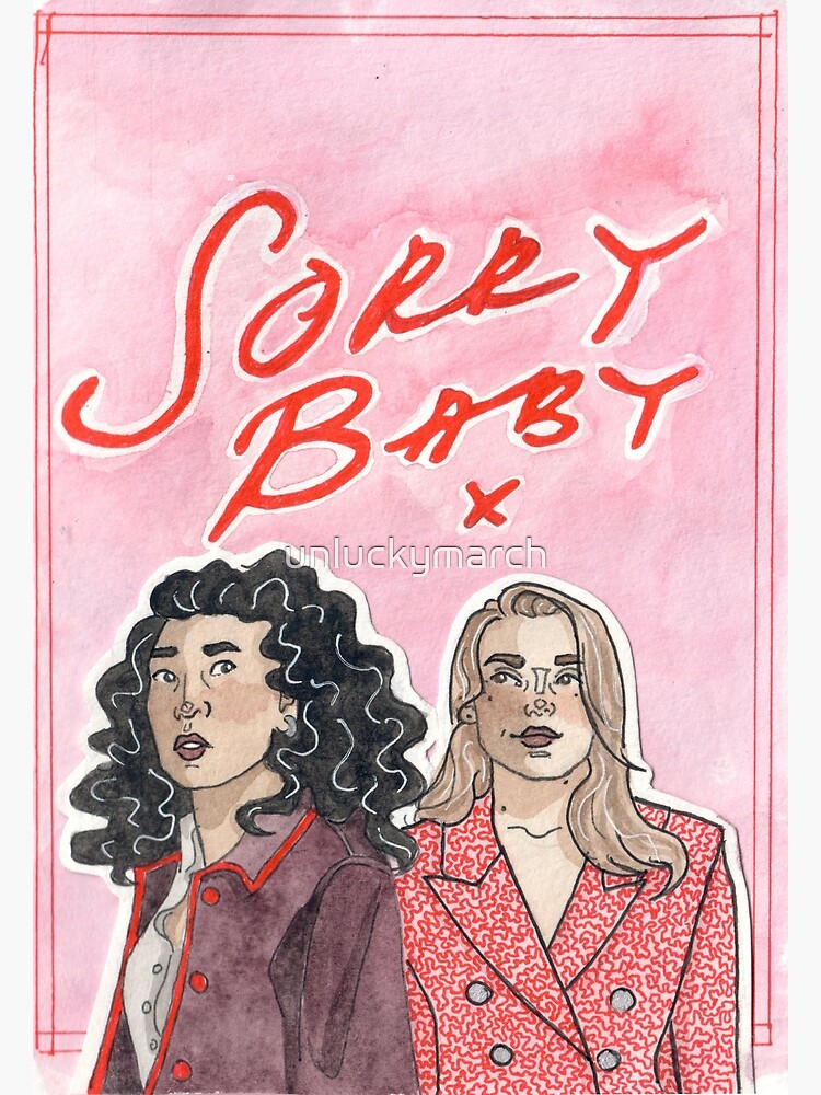 "Sorry Baby x - Killing Eve" Poster by unluckymarch | Redbubble