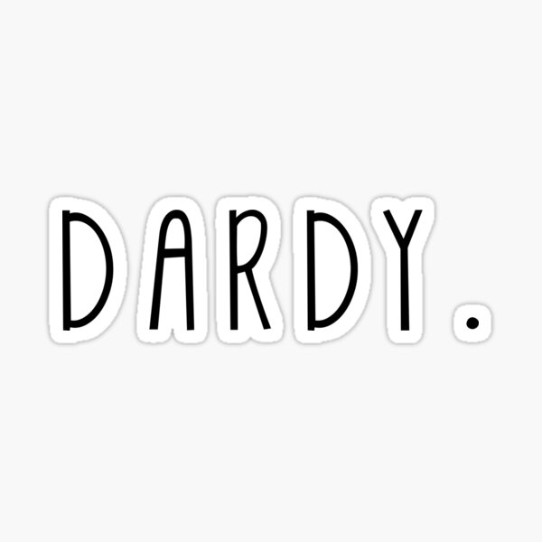 "Dardy." Sticker for Sale by troopygear | Redbubble