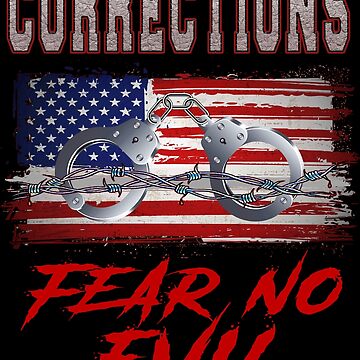 "Corrections Fear No Evil" Sticker for Sale by MRCoopGroup | Redbubble