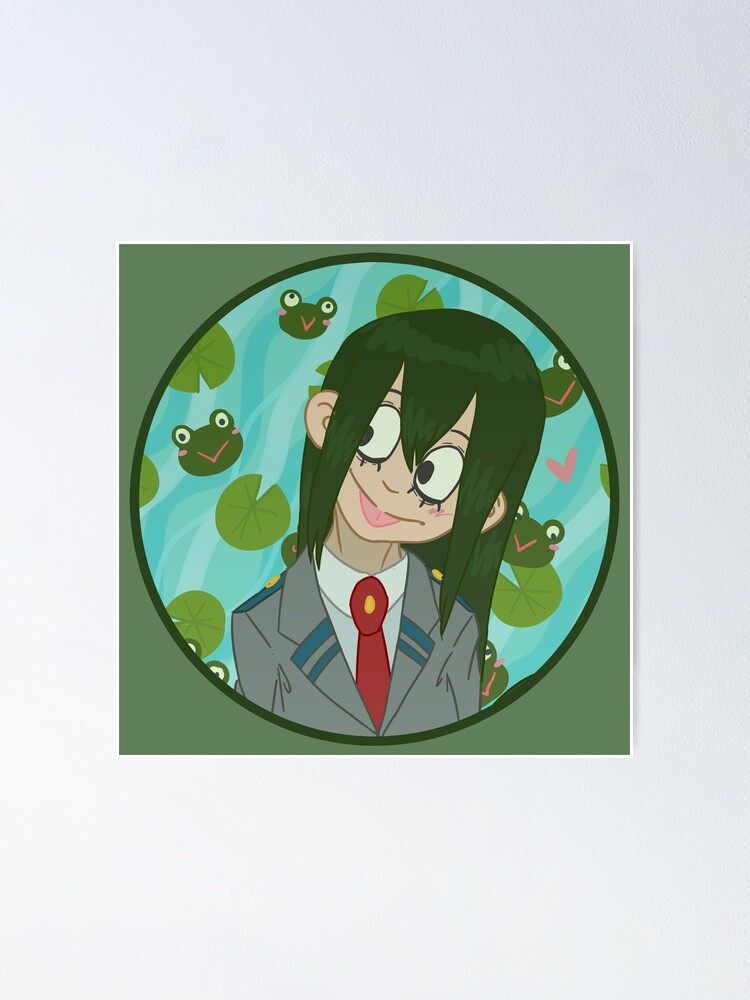"MHA Froppy" Poster by SleepyPotato94 | Redbubble