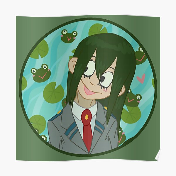 "MHA Froppy" Poster by SleepyPotato94 | Redbubble