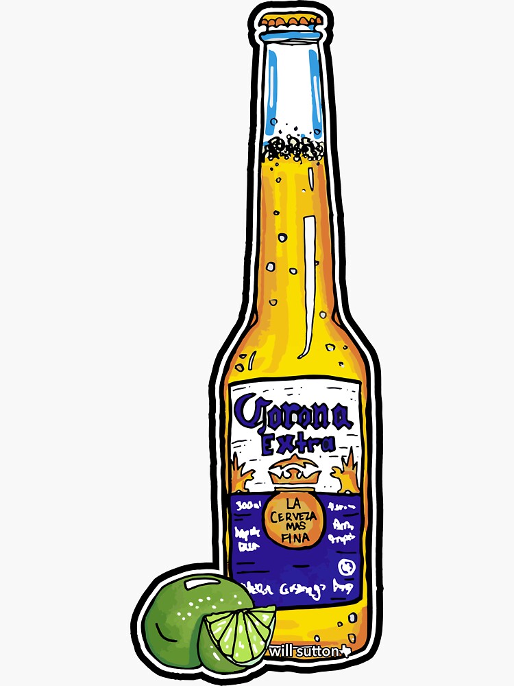 "Corona Extra " Sticker by wsttn | Redbubble