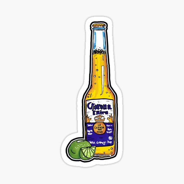"Corona Extra " Sticker by wsttn | Redbubble