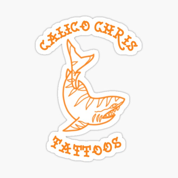 "Calico Shark" Sticker by CalicoChris | Redbubble