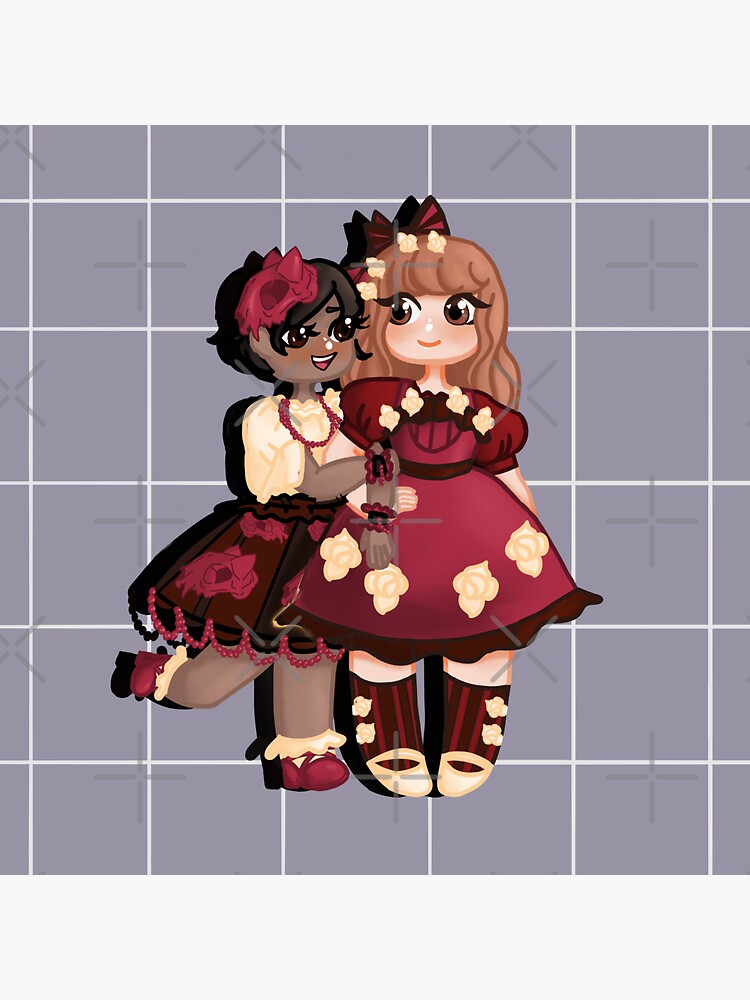 "Gothic Lolita Girlfriends (GFG!) " Sticker for Sale by Arisomething ...