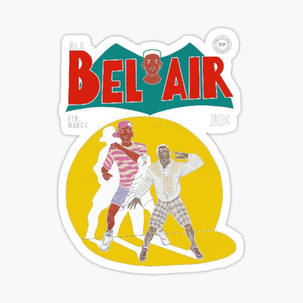 "Bel Air" Sticker for Sale by ashleyguinn5 | Redbubble