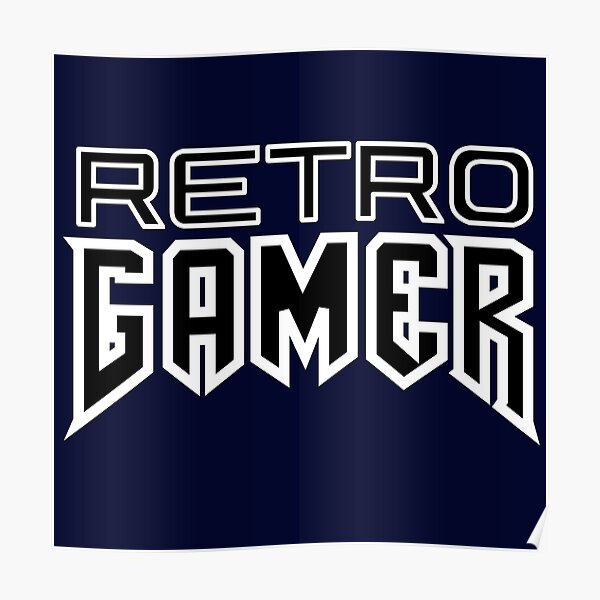 "Doom inspired RETRO Gamer Emblem" Poster by Global-Citizen | Redbubble