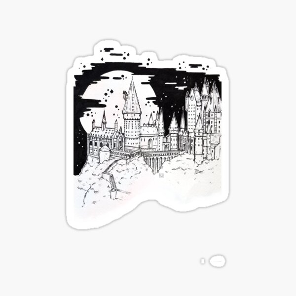 "Magic Castle" Sticker by LauraPemArt | Redbubble