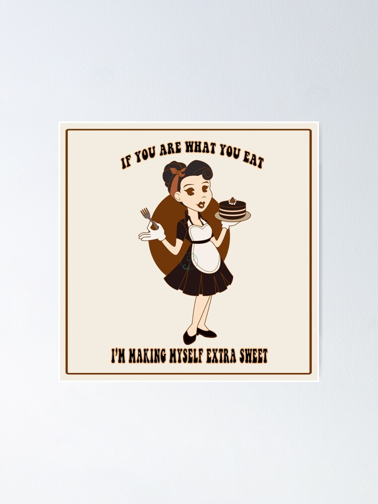 Old Cartoons Style Cake Pin Up Girl Poster By Juditangelo Redbubble