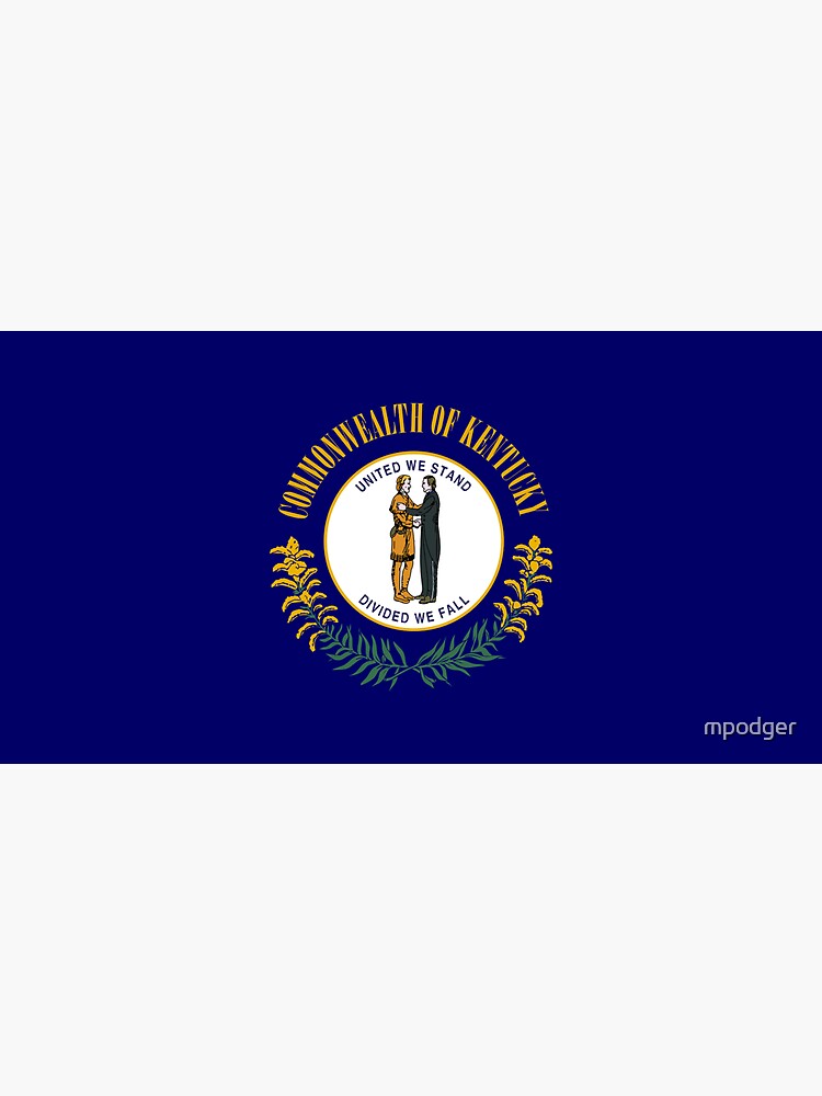 "Kentucky State Flag Stickers, Gifts and other Products" Sticker for ...