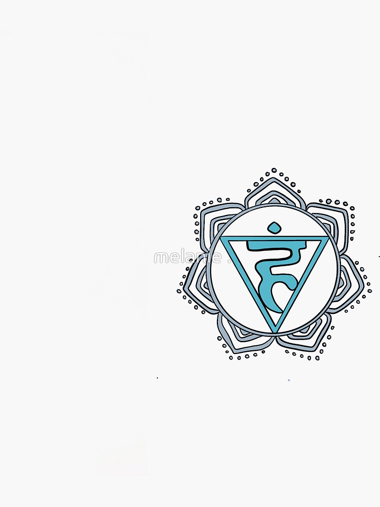 "Throat Chakra" Sticker for Sale by nins97 | Redbubble