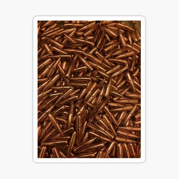 "223 bullets, ammo" Sticker for Sale by Themancan | Redbubble