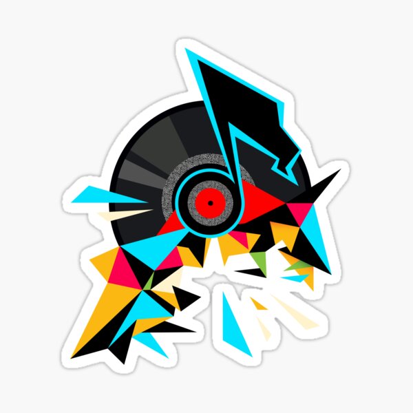 "Music Note Vinyl" Sticker for Sale by JayMart | Redbubble