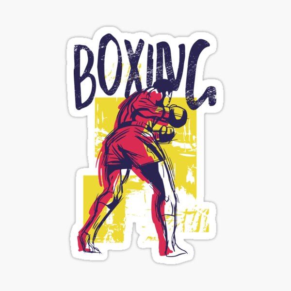 "Boxing, boxers, boxing matches" Sticker for Sale by DerSenat | Redbubble
