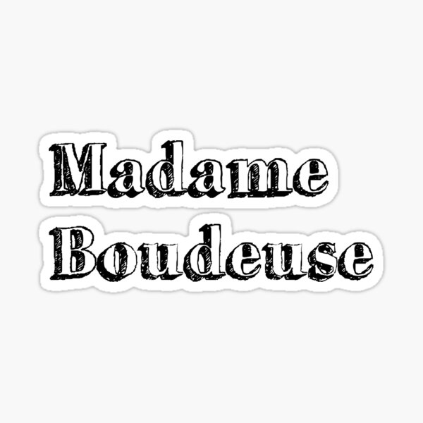 "Sulky madam" Sticker by Hugodcm77 | Redbubble