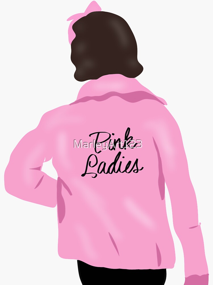"Pink Lady " Sticker for Sale by MarleyArt123 | Redbubble