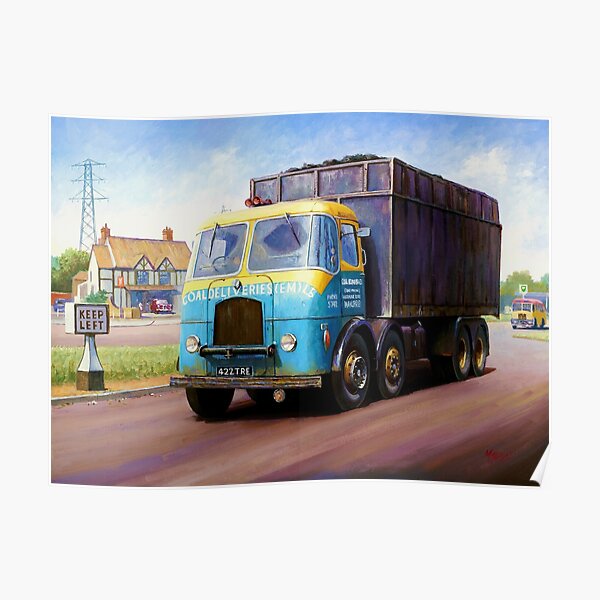 "TVW bulk coal lorry" Poster for Sale by artistjeffries | Redbubble