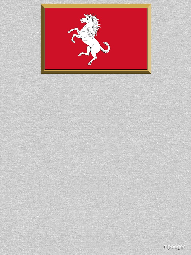 "Kent Flag Stickers, Gifts and Products" T-shirt for Sale by mpodger ...