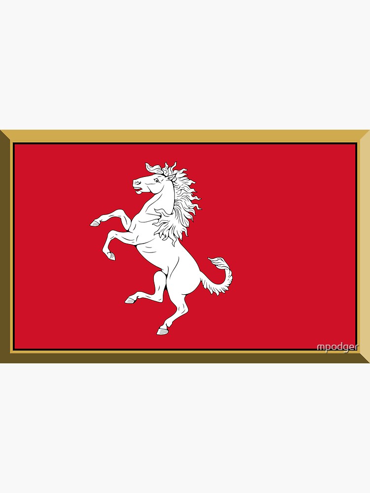 "Kent Flag Stickers, Gifts and Products" Sticker by mpodger | Redbubble