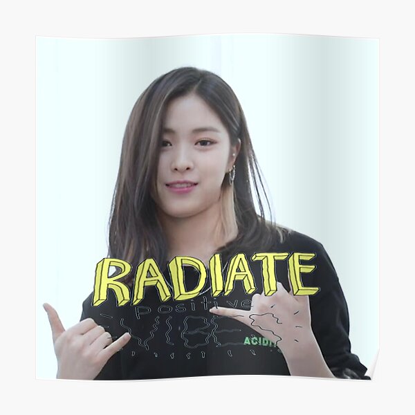 "Itzy Ryujin " Poster by ecenteno31 | Redbubble