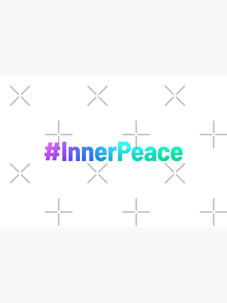 "#InnerPeace" Poster for Sale by barrycosta | Redbubble