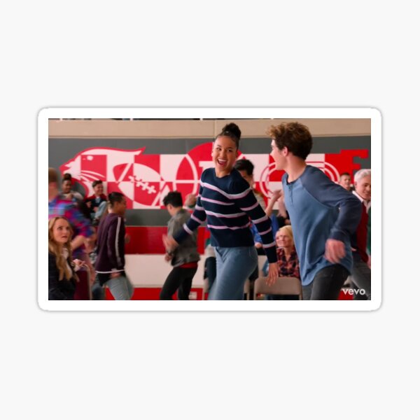 "ricky and gina - hsmtmts" Sticker for Sale by paytenss | Redbubble