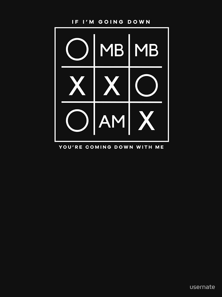 "MBMBAM Tic Tac Toe" T-shirt for Sale by usernate | Redbubble | mbmbam ...