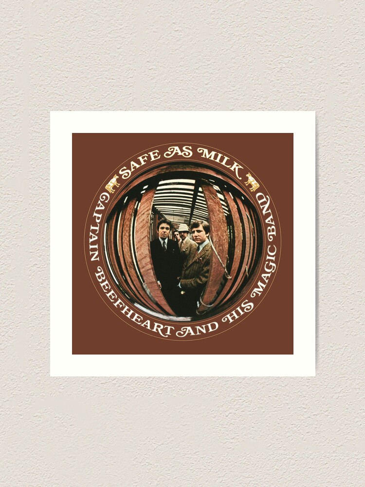 "Captain Beefheart: Safe As Milk" Art Print for Sale by Pop-Pop-P-Pow ...