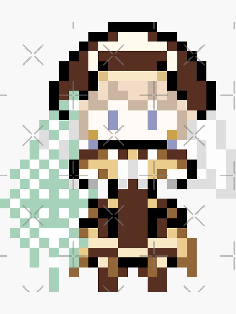 Pegatina «Pegatina Fire Emblem Three Houses Pixel Mercedes (Timeskip ...