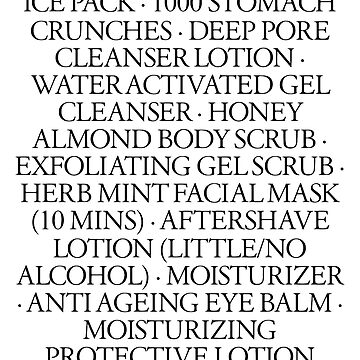 "Patrick Bateman Morning Routine" Sticker for Sale by Jack Curtis ...