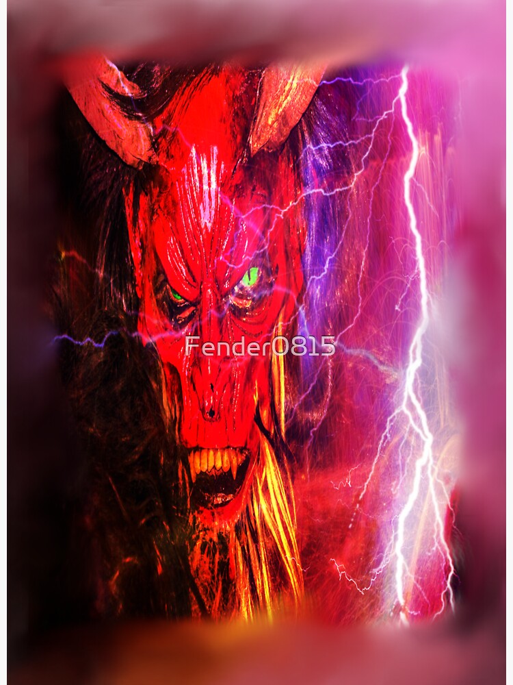 "Devil's father" Sticker by Fender0815 | Redbubble