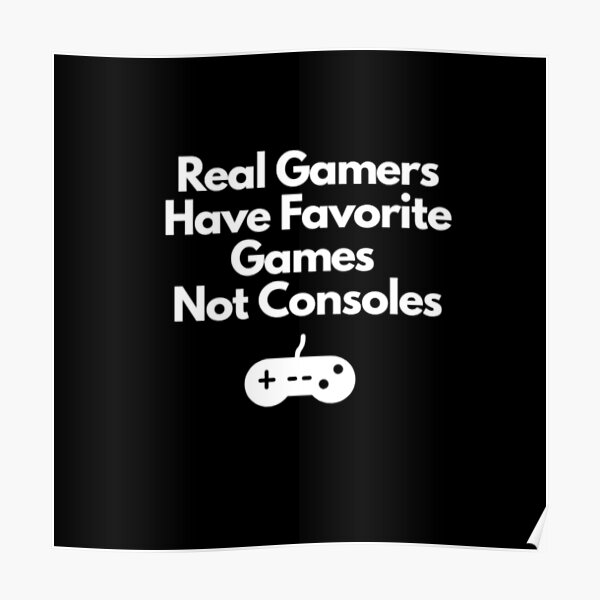 "True gamers logo" Poster for Sale by Clross79 | Redbubble