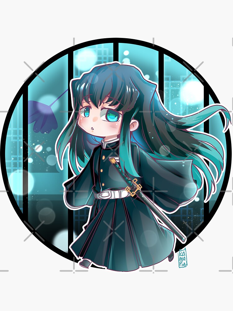 "Muichirou" Sticker for Sale by Kamapon | Redbubble