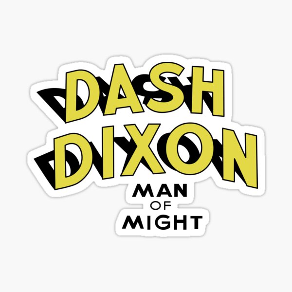 "Dash Dixon" Sticker for Sale by covertalesstore | Redbubble