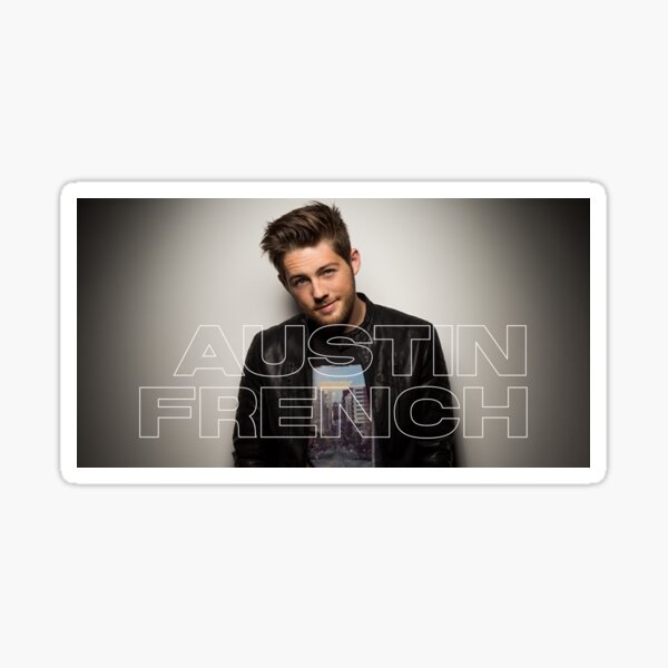 "Austin French Merch" Sticker for Sale by DanielDrumstrix | Redbubble