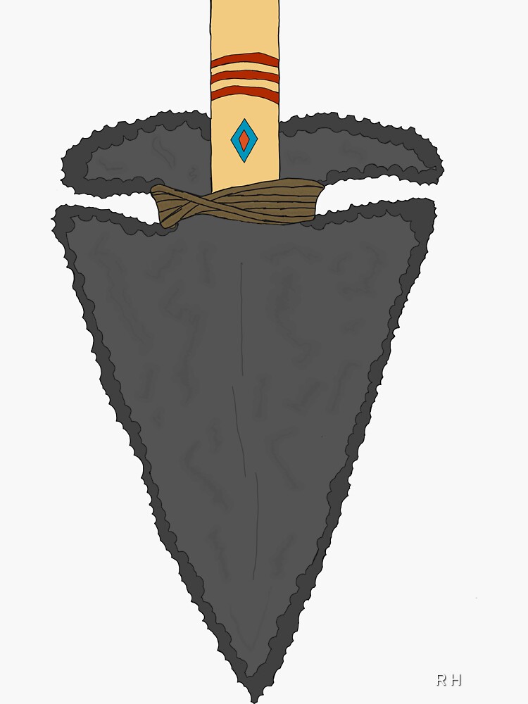 "Arrowhead" Sticker by remmer6734 | Redbubble