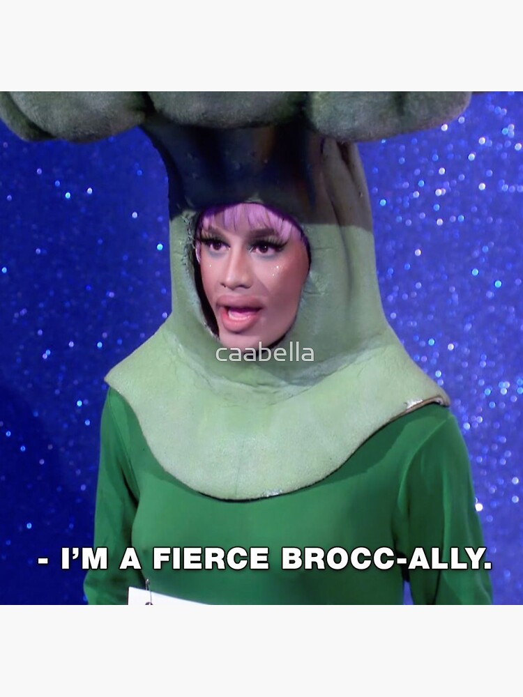 "Dahlia Fierce Brocc-ally" Sticker for Sale by caabella | Redbubble