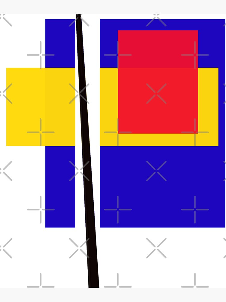 "Surreal and Abstract Stuff "Faux Mondrian" - Original Piet Mondrian ...