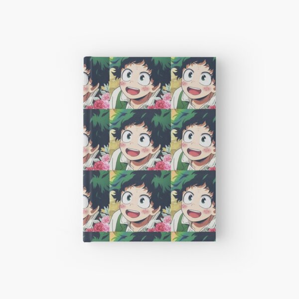 My Hero Academia Deku One For All All Might Hardcover Journals | Redbubble