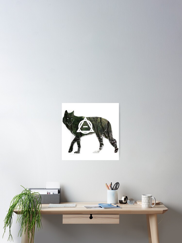 "Otherkin - Wolf Therian" Poster for Sale by ElleWulf | Redbubble