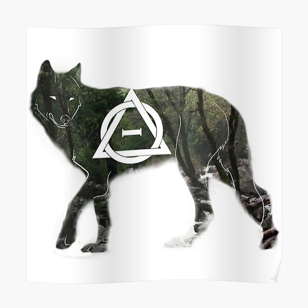 "Otherkin - Wolf Therian" Poster for Sale by ElleWulf | Redbubble